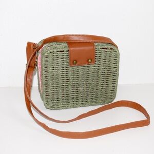 Lucky 7 | Bags | Boho Square Rattan Straw Crossbody Bag | Poshmark